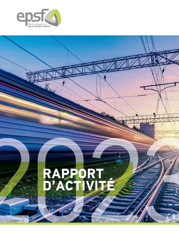 Rapport d'activité EPSF 2023 - Établissement public de sécurité ferroviaire